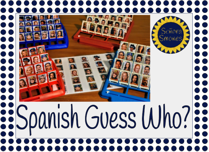Spanish Guess Who? | Señora Smones